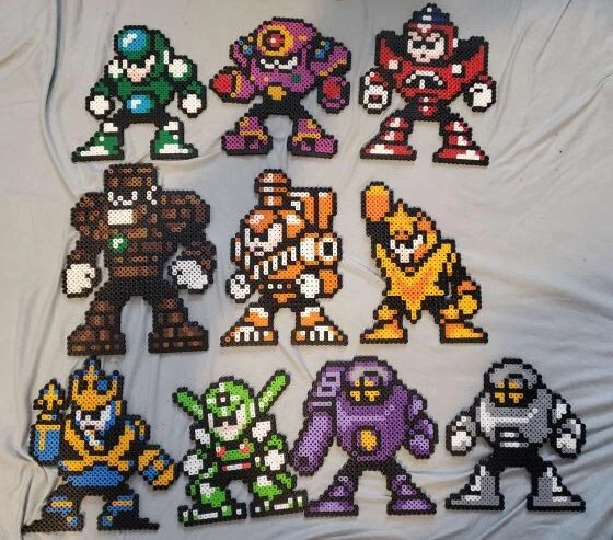 Megaman Sprites Grid