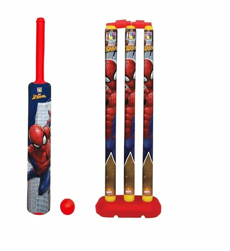 Cricket kit set with bat balls wickets bells play set for 2 to 6 yrs ...