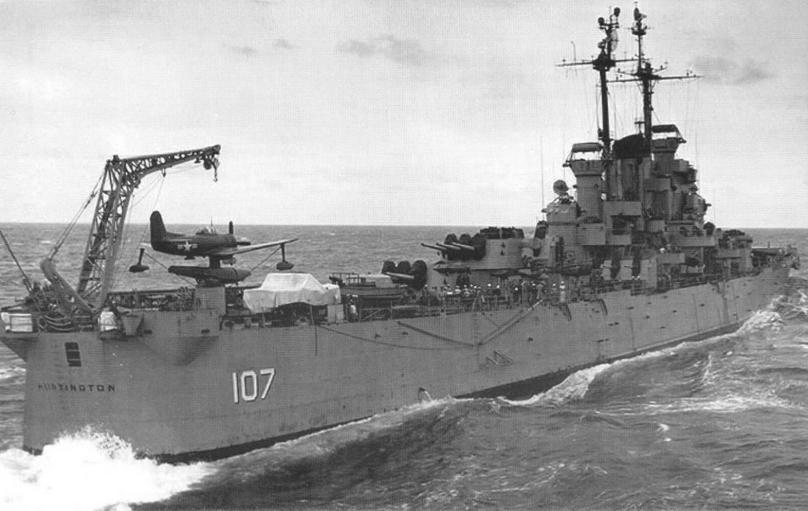 Postcard USS Huntington CL-107 Light Cruiser | eBay