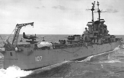 Postcard USS Huntington CL-107 Light Cruiser | eBay