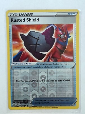 Rusted Shield 61/72 Shining Fates Reverse Holo Uncommon Pokémon TCG ...