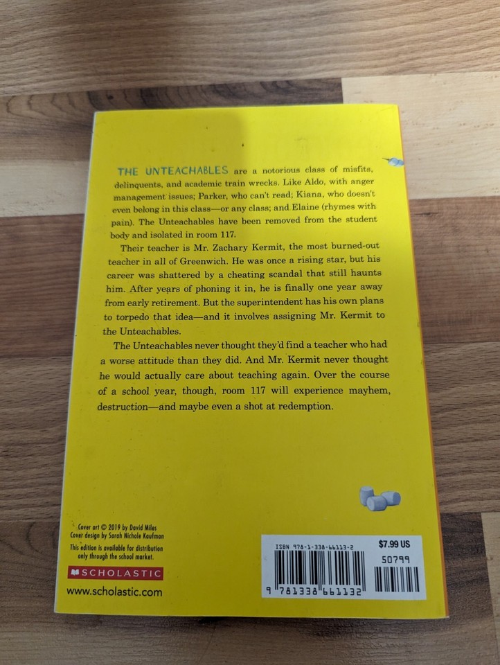 The Unteachables by Gordon Korman (2019, Trade Paperback) 9780062563903 ...