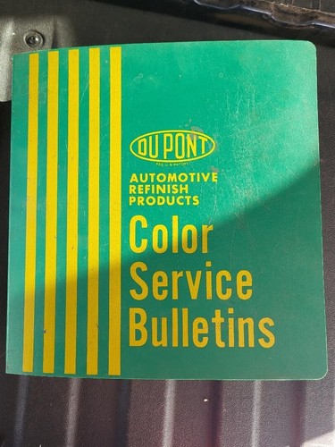 1970, and 1973 to 1982 Dupont Auto Color Paint Chip Book, 1968 to 1981 ...
