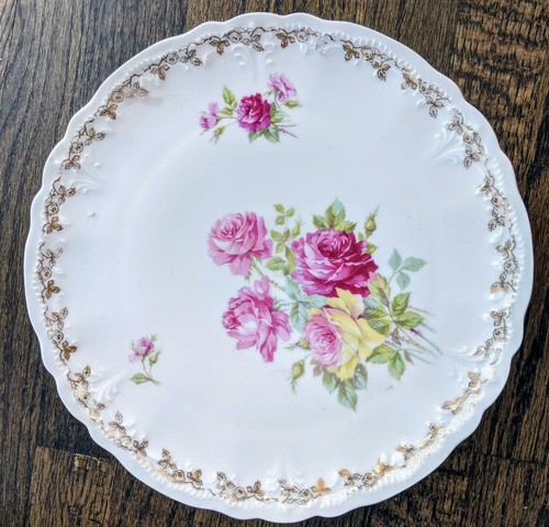 Antique Weimar of Germany Peonies Platter | eBay