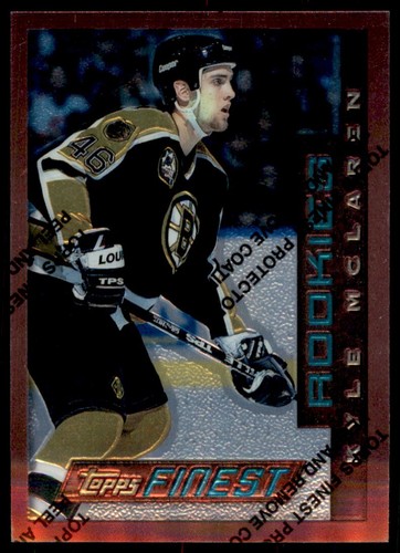 1996-97 FINEST WITH COATING. KYLE MCLAREN BOSTON BRUINS #111 | eBay