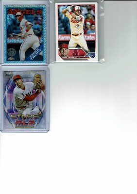 2023 Topps Baseball Series 1 Los Angeles Angels Team Set (9) Base Cards ...