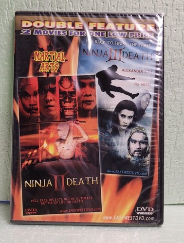 Martial Arts Double Feature DVD - Ninja Death II & III - Fe Meng ...