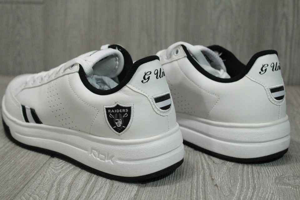 ~ New Rare in Box Reebok G-Unit G6 Raiders White Leather Shoes Mens ...