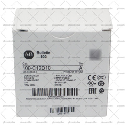 New 100-C12D10 Allen Bradley 100-C IEC Contactor Screw Terminals Line ...