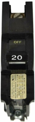 NB111020 NB120 FPE 20 amp 120/240 volt 1 pole FEDERAL PACIFIC Warranty ...
