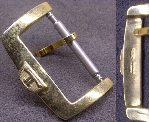 Original Jaeger LeCoultre 2 Buckle Buckle 16mm Inner YellowGP Excellent ...