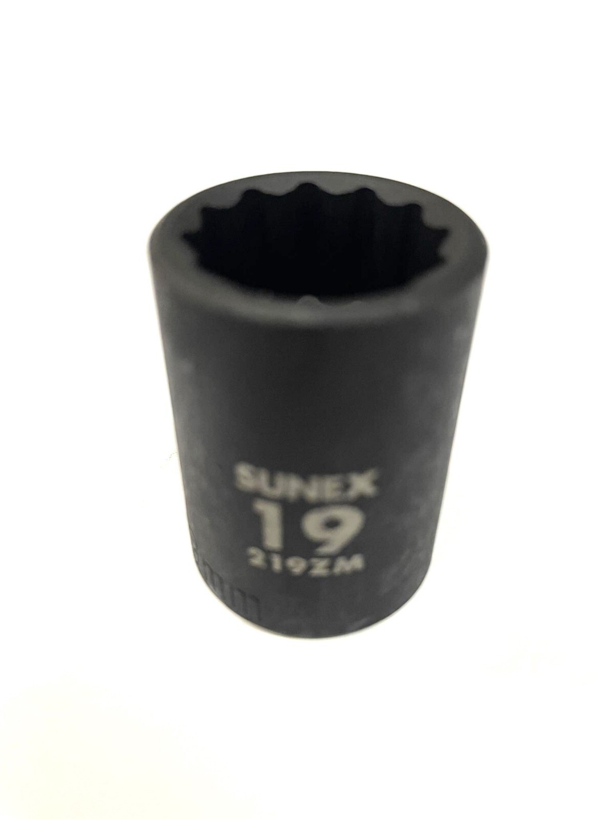 Sunex 219zm 19mm 1/2" Drive 12 Point Shallow Impact Socket Metric Tools ...