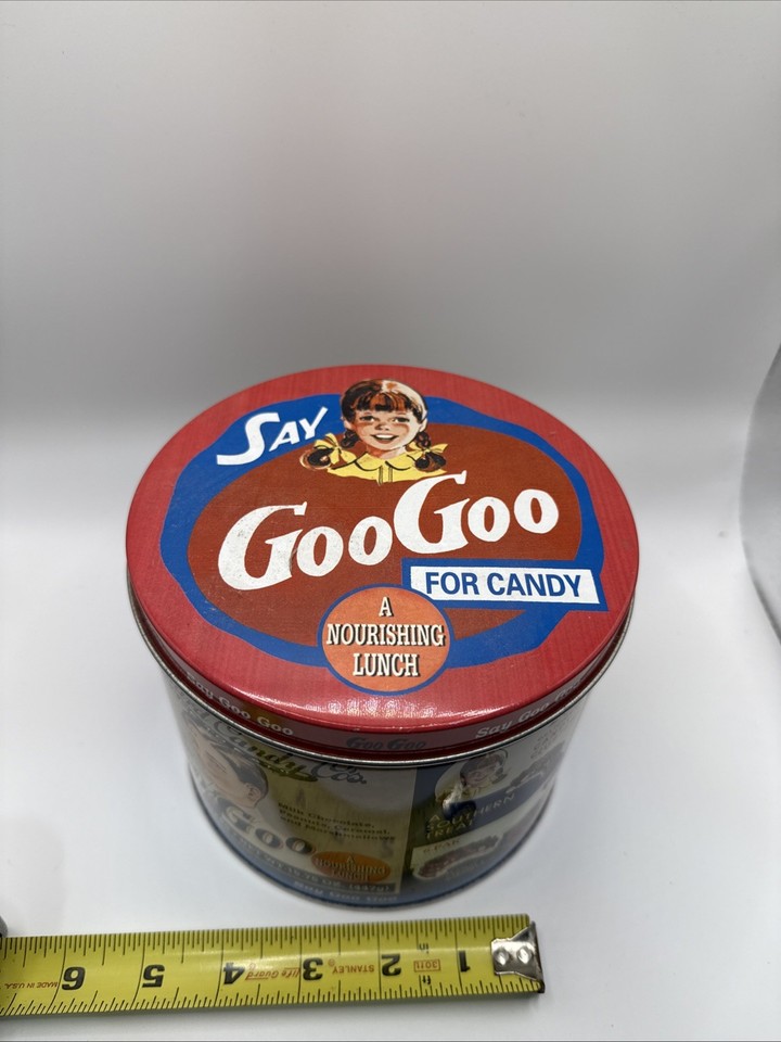 Vintage Say Goo Goo For Candy Tin. Standard Candy Co. Goo Goo Clusters ...