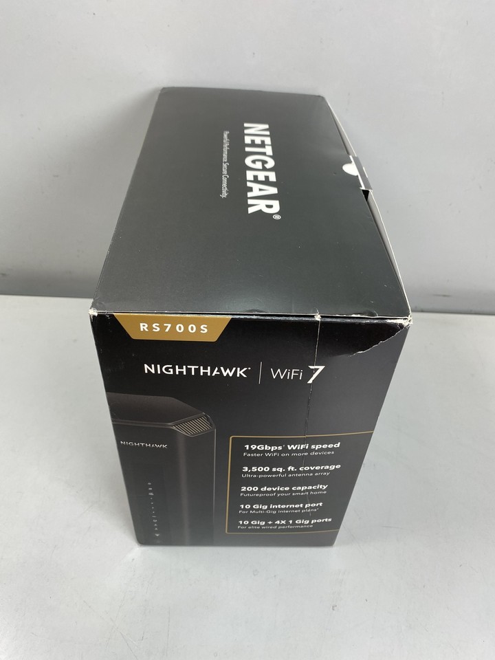 NETGEAR Nighthawk Tri-Band WiFi 7 Router (RS700S) - Black 606449167795 ...
