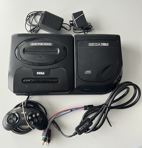 Sega Genesis CD Model 2 Console Full Service New Capacitors 3BP HD ...
