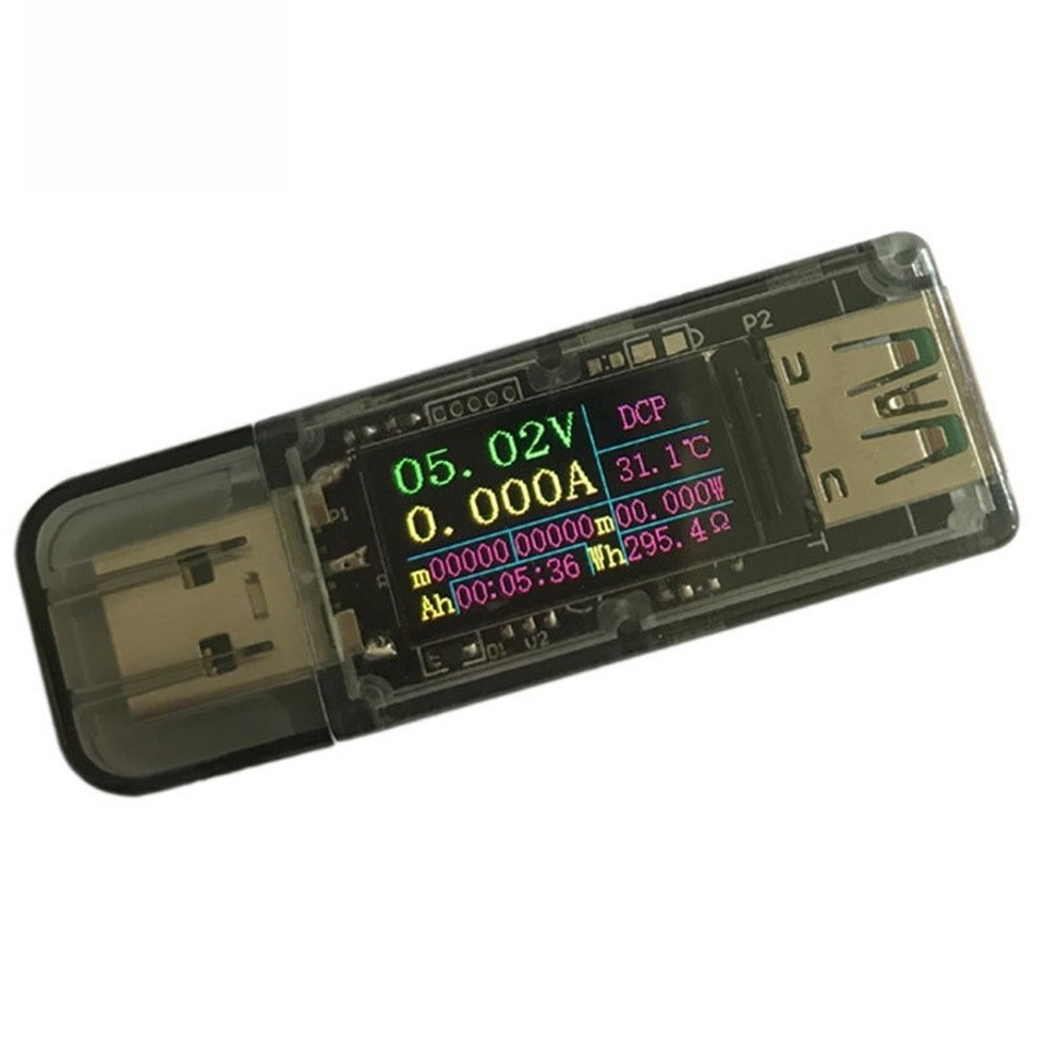 Fast USB Charge Tester 5A Current Power Meter with Real Time Color ...