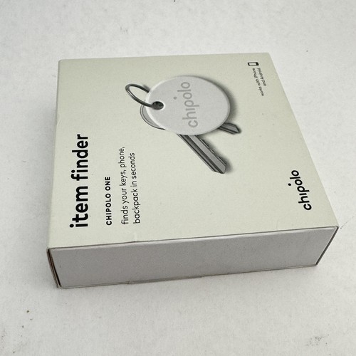 Chipolo One Bluetooth Item Tracker Key Finder Phone Finder White New ...