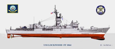 USS Lockwood FF-1064 Ship Print US Navy | eBay