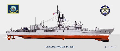 USS Lockwood FF-1064 Ship Print US Navy | eBay