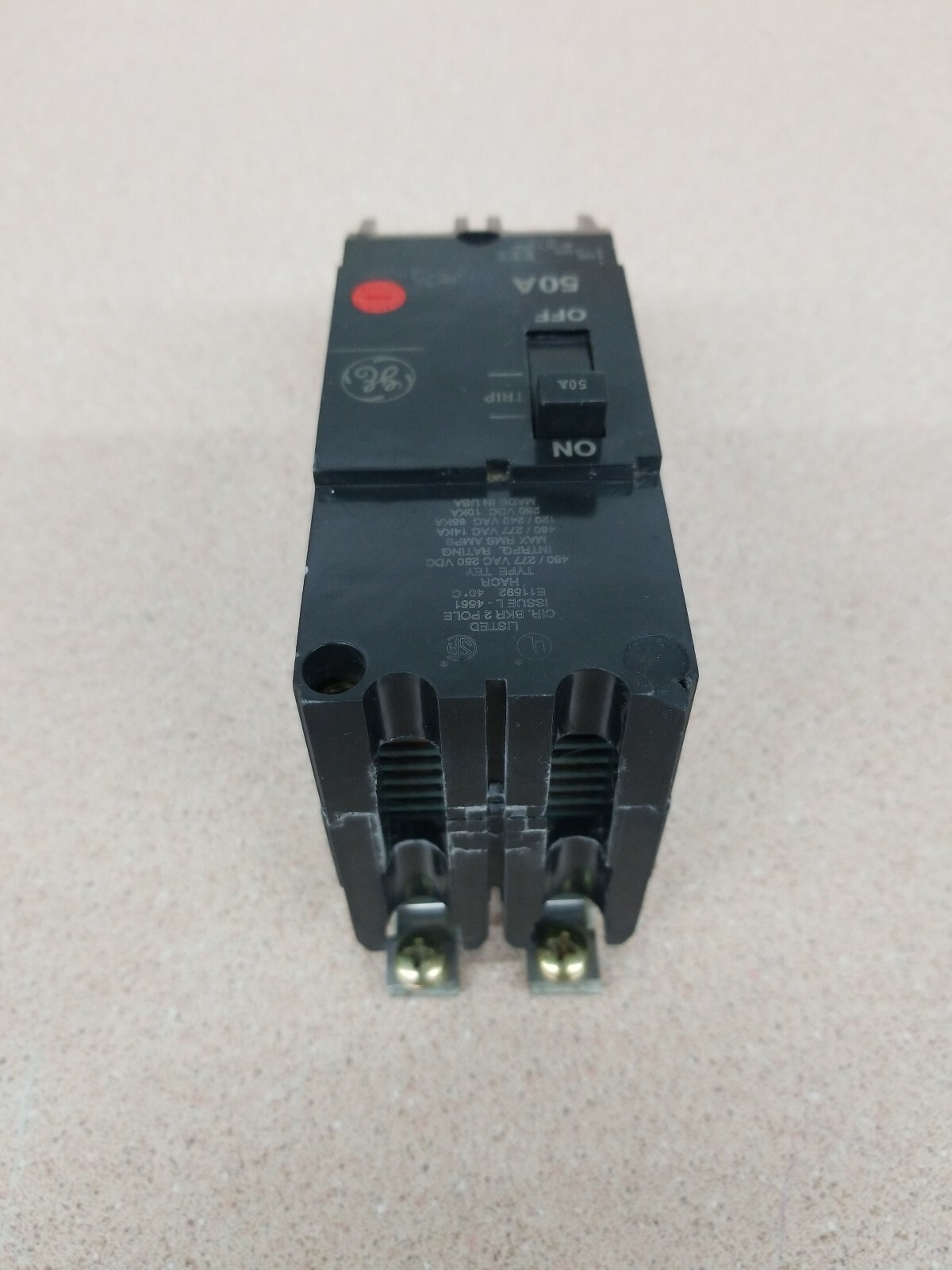 TEY250 General Electric 480V 50A Q-Line TEY Circuit Breaker Molded Case ...