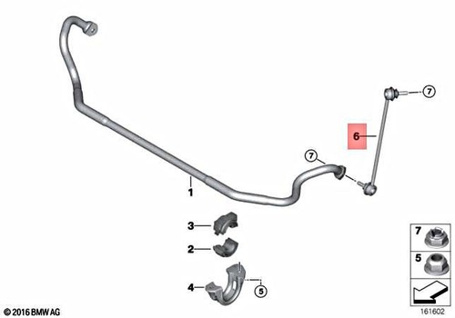 Genuine BMW E82 E90 E90N E92 E92N Swing Support front Left OEM ...