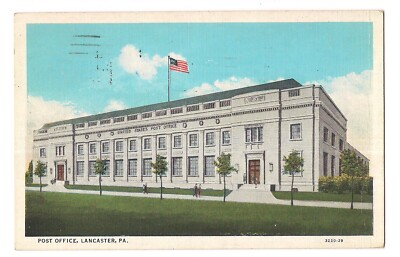 Lancaster Pa UNITED STATES POST OFFICE W Chestnut N Prince US Postcard ...