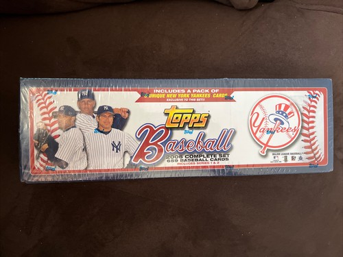 2006 Topps Baseball Factory Set Yankees Sealed Complete 659 Card Box ...