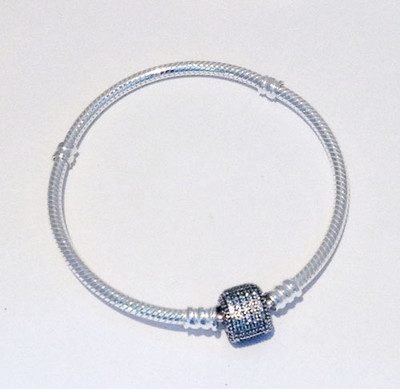 Genuine PANDORA Silver Moments Signature Clasp Bracelet 590723CZ FREE ...
