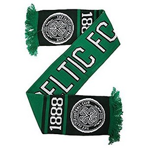 Celtic FC Official Nero Knitted Football Crest Supporters Scarf | eBay