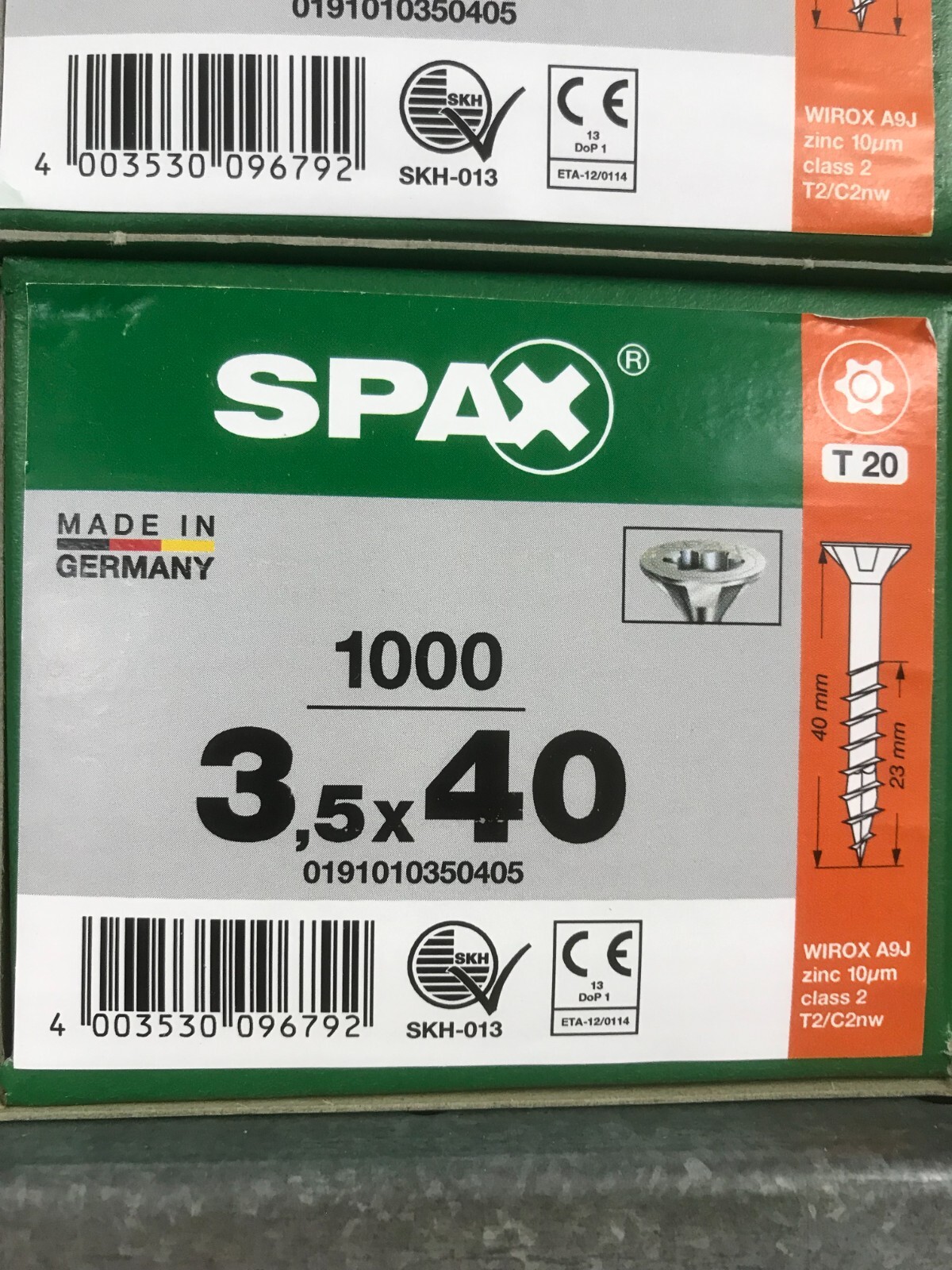 SPAX ®Wirox verz. Original ABC T-Star Plus Senkkopf, Torx ...