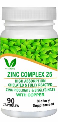 Zinc Picolinate & Bisglycinate Complex with Copper, Zinc for Immune ...