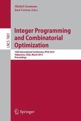 Integer Programming and Combinatorial Optimization : 16th International Confe... 9783642366932| eBay