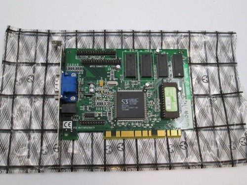 Diamond Stealth 3D 2000 S3 VIRGE 2 MB PCI Retro Vintage Graphics Video ...