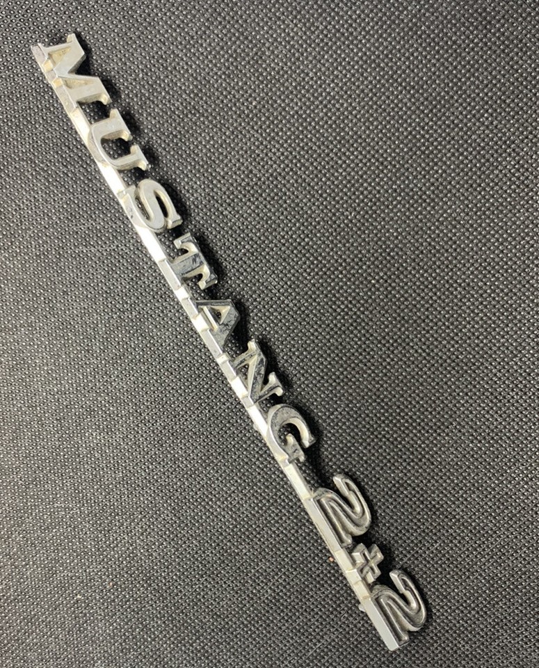 Vintage Mustang 2+2 Fastback Fender Emblem Nameplate 1965-1966 Original ...