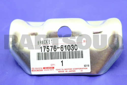 1757661030 Genuine Toyota BRACKET, EXHAUST PIPE CENTER, REAR 17576 ...
