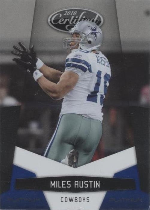 2010 Certified - Miles Austin #41 Platinum Blue /100 for sale online | eBay