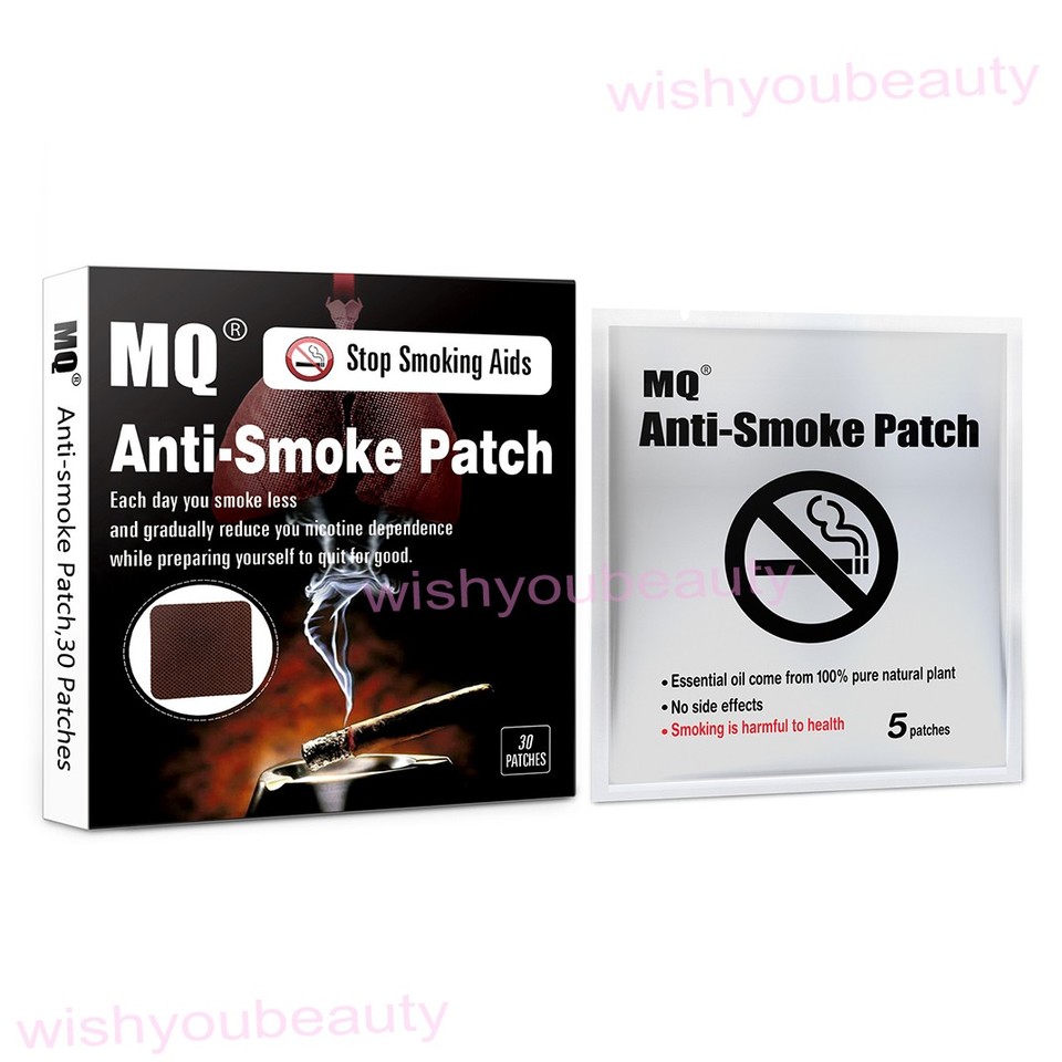30 Pcs Anti Smoke Patches Natural Herbal Nicotine Stop Smoking Help ...