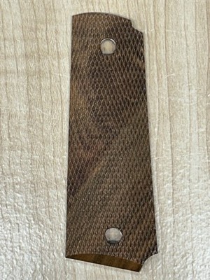 Colt 45 1911 Walnut Grip US Military Left grip only 1911A1 Government ...