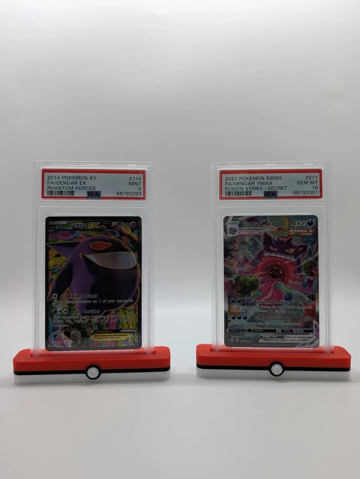 3D Printed 4 Pokemon Theme PSA Card Slab Holder Display Stands | eBay