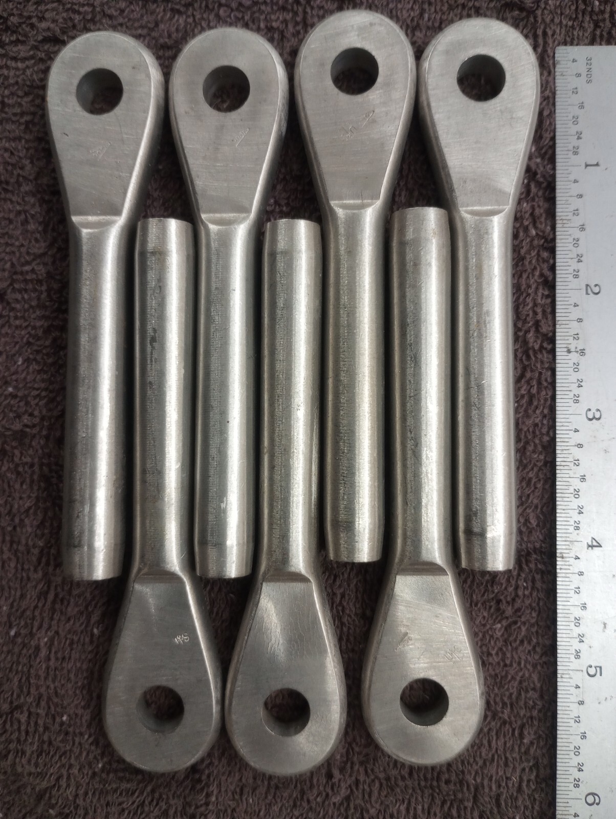 MS20668-8 Eye Swage Fitting, 304SS, 1/4" Wire rope, 3/8"Pin, NOS N.O.S ...