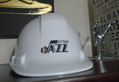 NBA Utah Jazz Hard Hat Safety Works Helmet White Construction Baseball ...