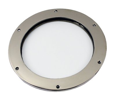 Deadlight Window 8" Nickel Finish over Solid Brass Nautical Home and ...