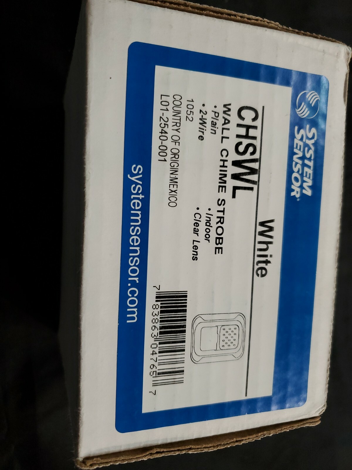 System sensor CHSWL wall chime strobe | eBay