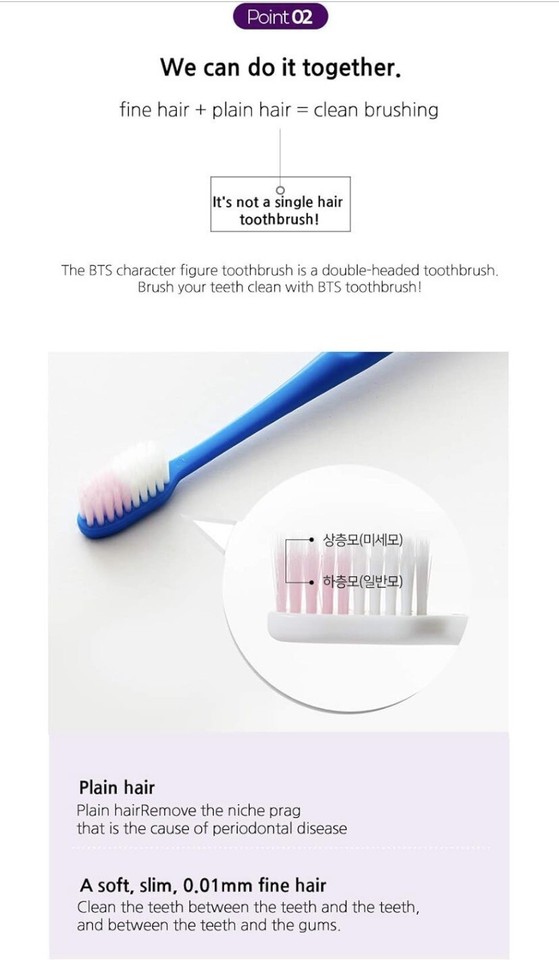 K-Pop BTS BT21 Suga Character Figure Toothbrush Set 5 Pack Korea NEW | eBay