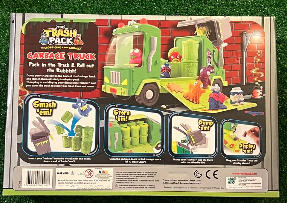 NeW The Trash Pack Moose Toys Garbage Truck w/ Trash Can Exclusive ...