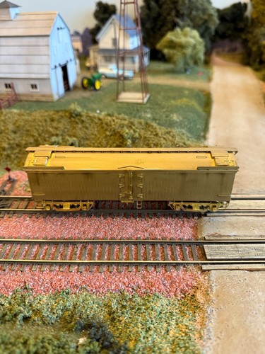 HO Railworks Brass Lackawanna 42' Wood Milk Car w/ Hatches & Plug Doors ...