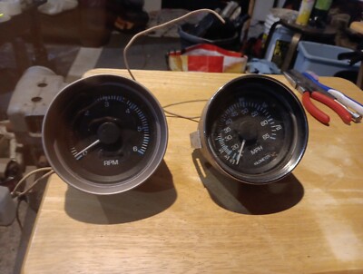 Boat Gauge Set Medallion Gauges Rpm Speedometer | eBay
