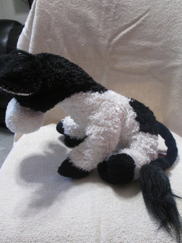 DOUGLAS PLUSH COW STUFFED ANIMAL BLACK WHITE MEDIUM TOY | eBay