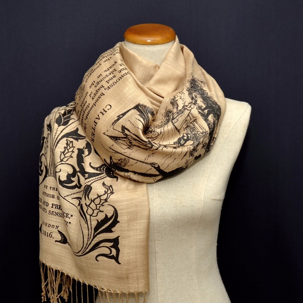 Emma by Jane Austen Scarf Wrap Shawl. Book scarf, Literary scarf . | eBay