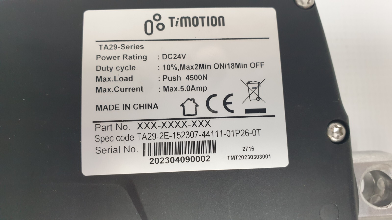 T-motion Linear Actuator TA29-Series, Used | eBay